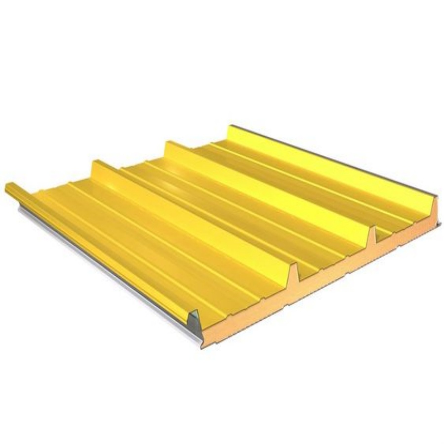 50-250mm Wall and Ceiling Foam Insulation Fireproof PU/PIR/PUR Sandwich ...