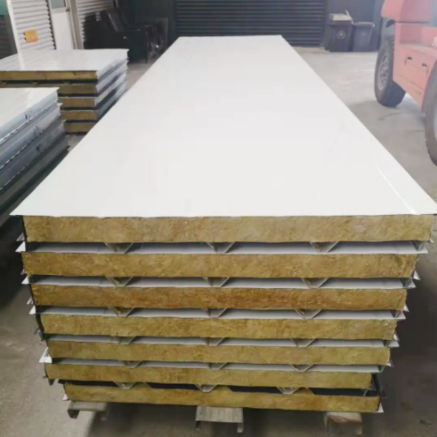 PPGI/ Color Coated Steel Cold Room Rockwool/Mineralwool/Glasswool Wall ...
