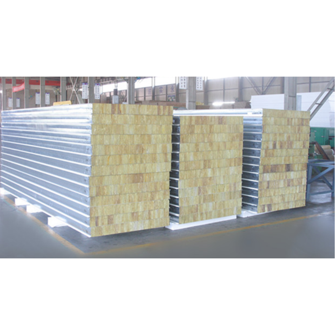 Rockwool/Mineral wool Insulation Sandwich Panel for Steel Struture ...